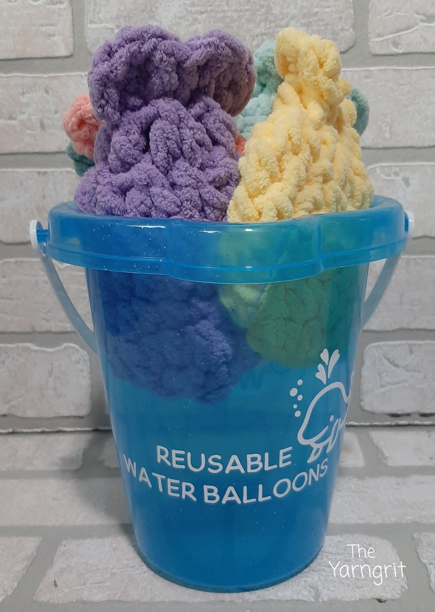 Reusable Water Balloon Bucket o' Fish – The Yarngrit